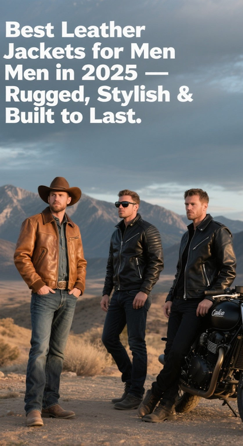 Best Leather Jackets for Men in 2025 – Rugged & Timeless