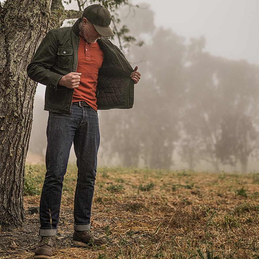 RANGER WAX CANVAS WORK JACKET - FOREST GREEN | Lastwolf Leather Jackets