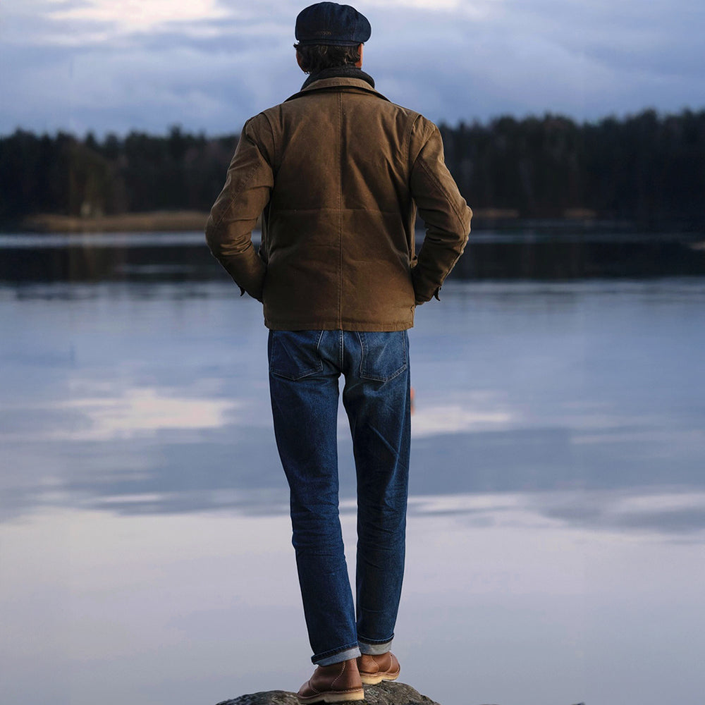 RANGER WAX CANVAS WORK JACKET - NUTMEG | Lastwolf Leather Jackets